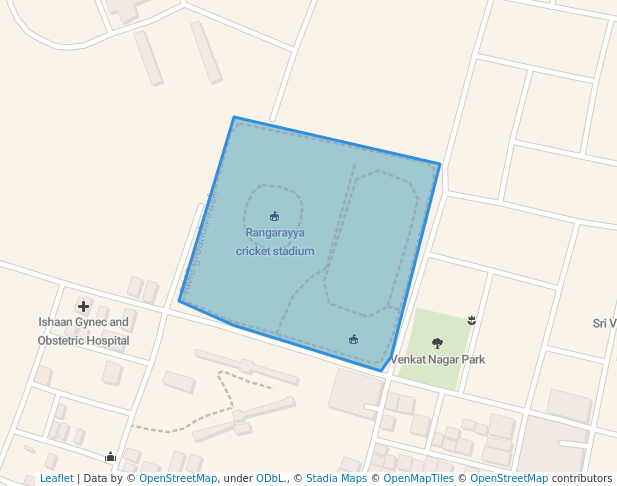 RMC grounds in Kakinada | Map and Routes