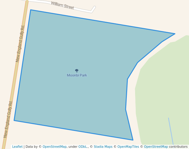 Moonbi Park in Moonbi | Map and Routes