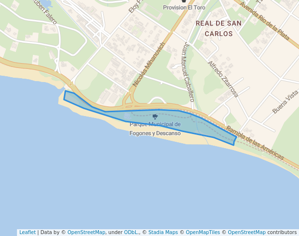 Parque Municipal de Fogones y Descanso in Colonia Del Sacramento | Map ...