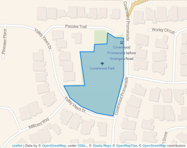 Coverwood Park in Landsdale | Map and Routes