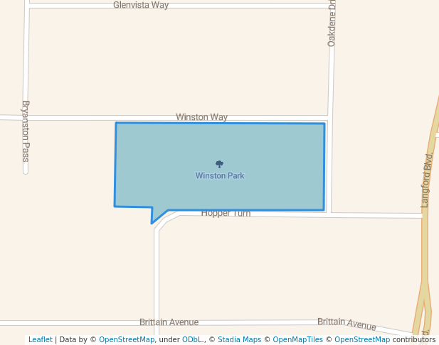 Winston Park in Madeley | Map and Routes