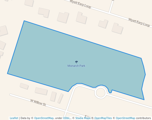 Monarch Park in Nolanville | Map and Routes