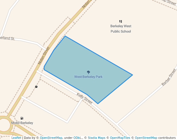 West Berkeley Park in Berkeley | Map and Routes