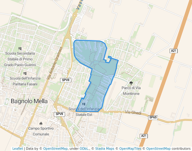 Parco Baleno in Bagnolo Mella | Map and Routes