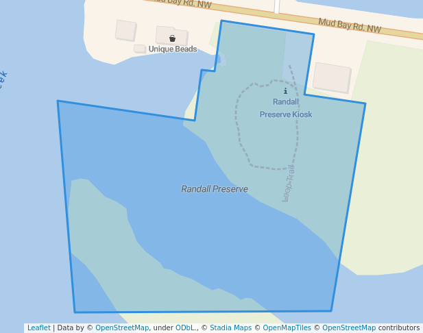 Randall Preserve in Olympia | Map and Routes