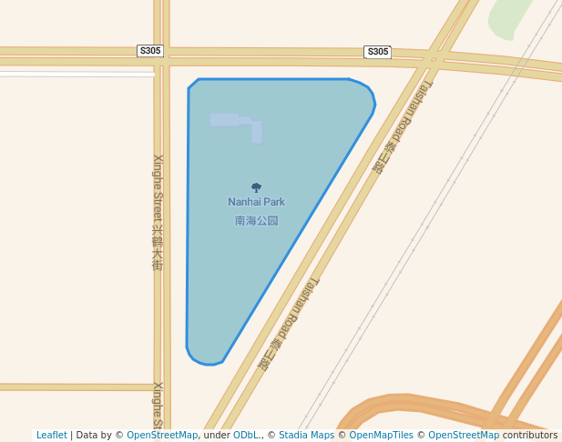 Nanhai Park in Hebi | Map and Routes