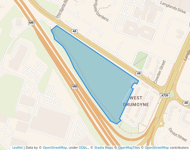 Cardonald Park in Glasgow | Map and Routes