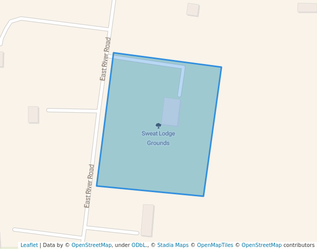 Sweat Lodge Grounds in Muncey | Map and Routes