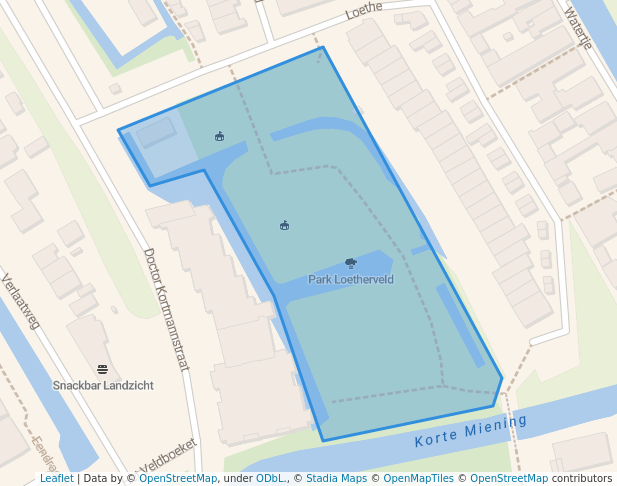 Park Loetherveld in Zoeterwoude | Map and Routes