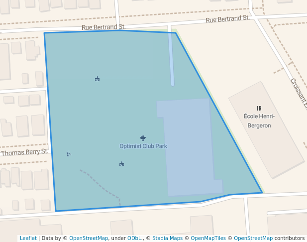 Optimist Club Park in Winnipeg | Map and Routes