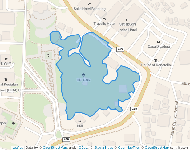 UPI Park in Bandung | Map and Routes