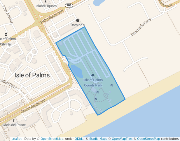 Isle of Palms County Park in Isle of Palms | Map and Routes
