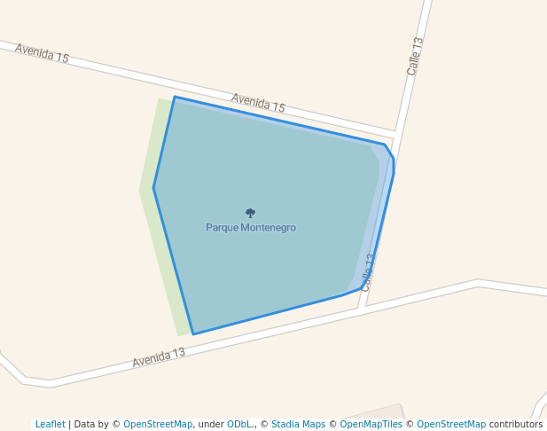 Parque Montenegro in Alajuela | Map and Routes