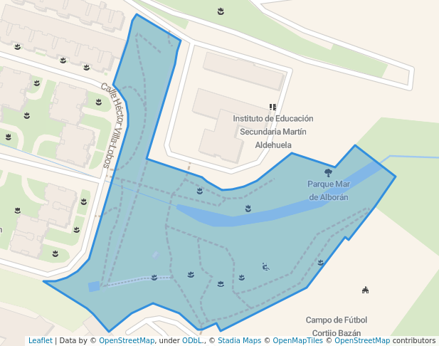 Parque Mar de Alborán in Málaga | Map and Routes