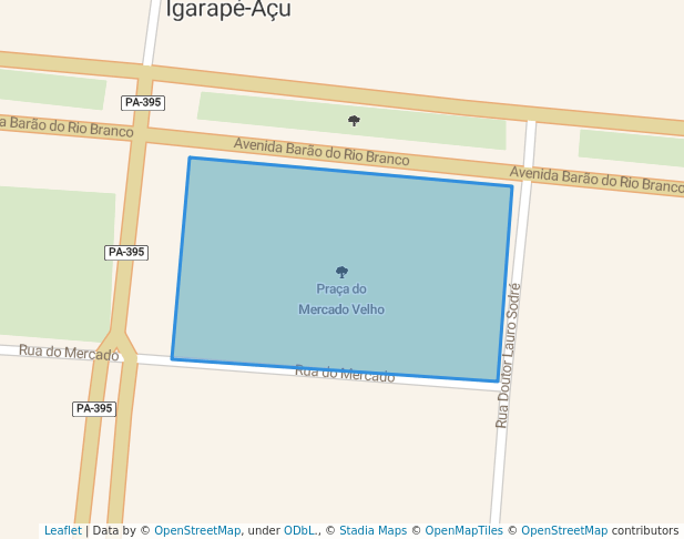 Praça do Mercado Velho in Igarapé Açu | Map and Routes