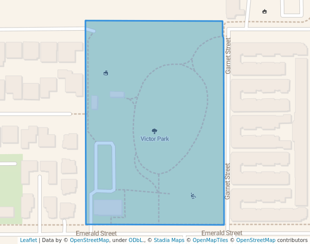 Victor Park in Torrance | Map and Routes