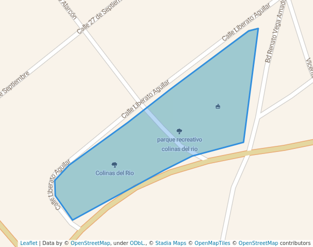 parque recreativo colinas del rio in La Cruz | Map and Routes