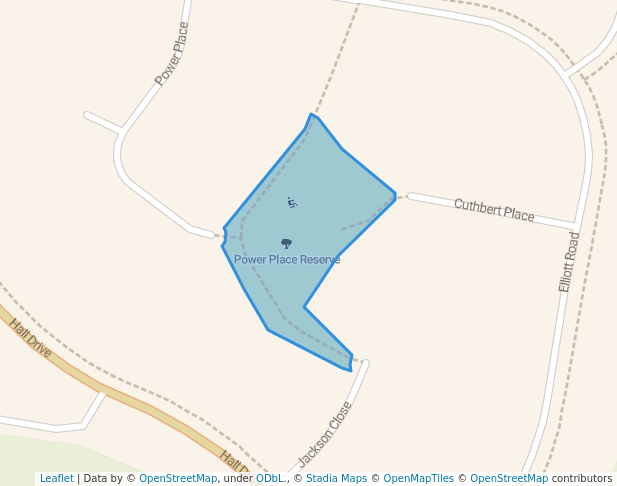 Power Place Reserve in Menai | Map and Routes
