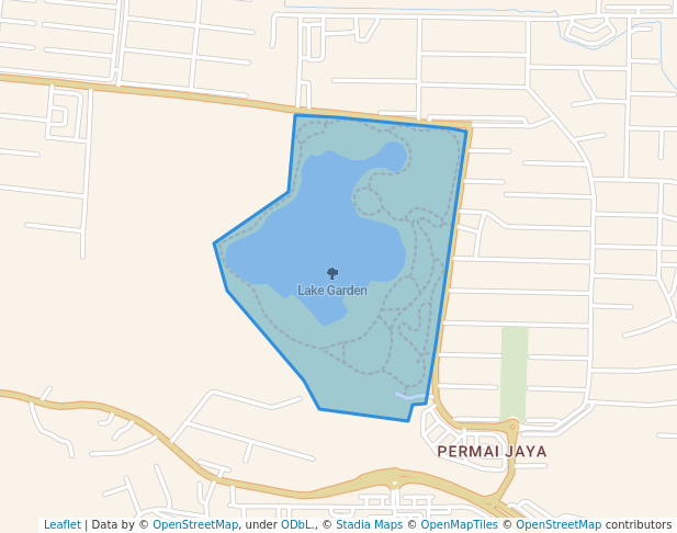 Lake Garden in Sibu | Map and Routes