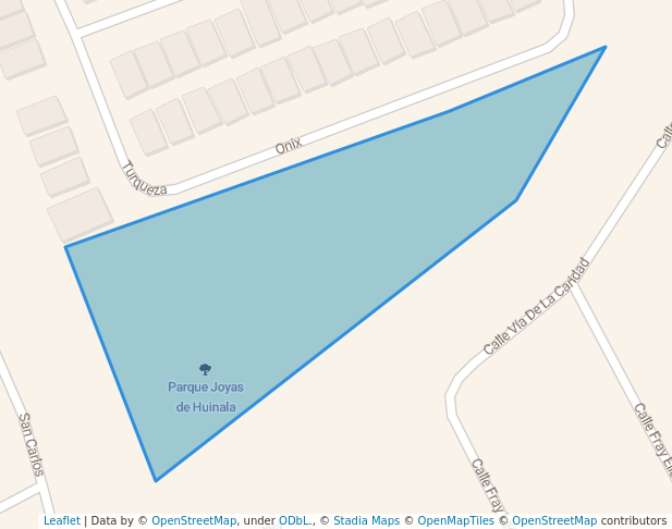 Parque Joyas de Huinala in Ciudad Apodaca | Map and Routes