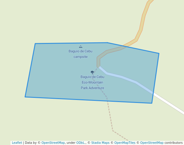 Baguio de Cebu Eco-Mountain Park Adventure in Balamban | Map and Routes