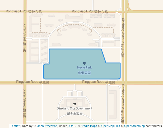 Hexie Park in Xin Xiang Shi | Map and Routes