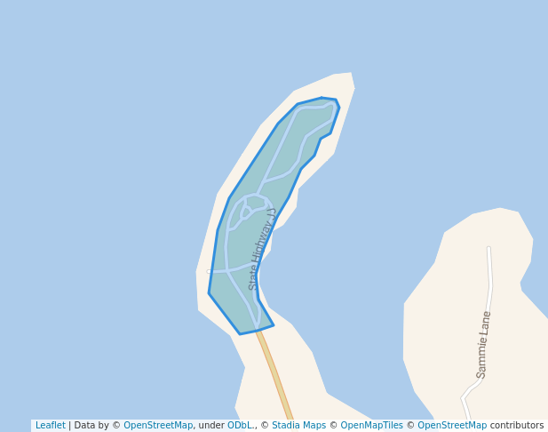 Coombs Ferry Park in Blue Eye | Map and Routes