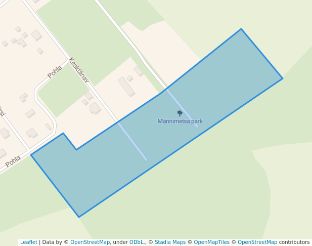 Männimetsa park in Sindi | Map and Routes