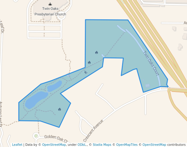 Twin Oaks Park in Valley Park | Map and Routes
