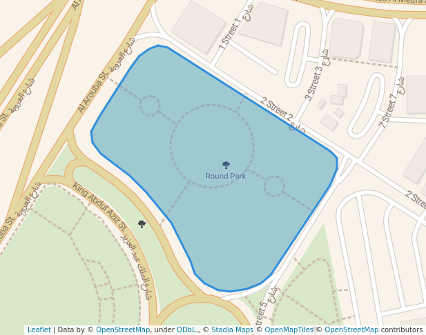 Round Park in Sharjah | Map and Routes
