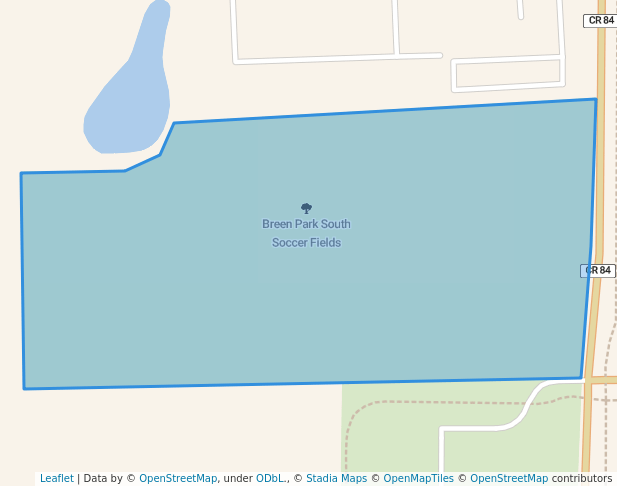 Breen Park South Soccer Fields in Geneva | Map and Routes