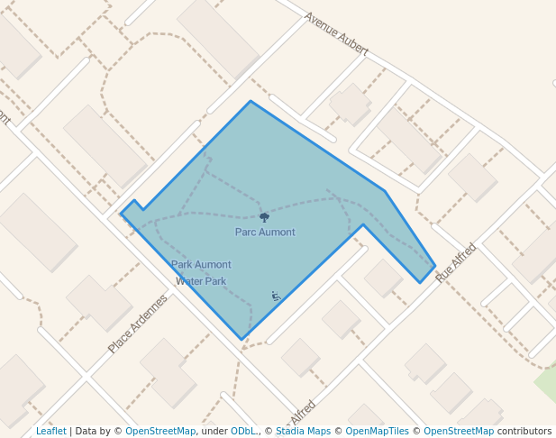 Parc Aumont in Brossard | Map and Routes