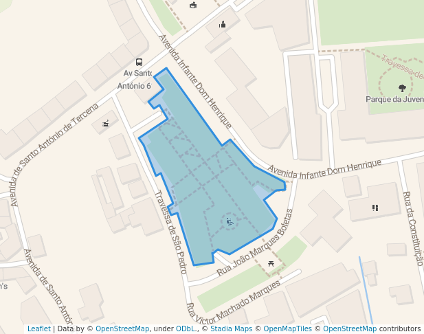 Parque de Tercena in Queluz | Map and Routes