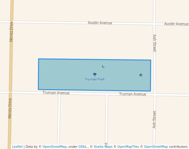 Truman Park in Grants | Map and Routes
