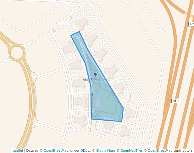 Mag 5 Park area in Dubai | Map and Routes