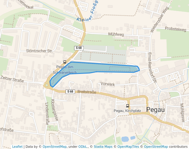 Anlage Pegau in Pegau | Map and Routes