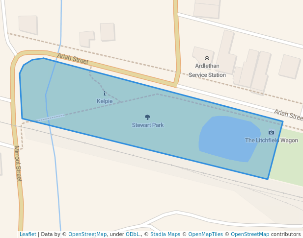 Stewart Park in Ardlethan | Map and Routes
