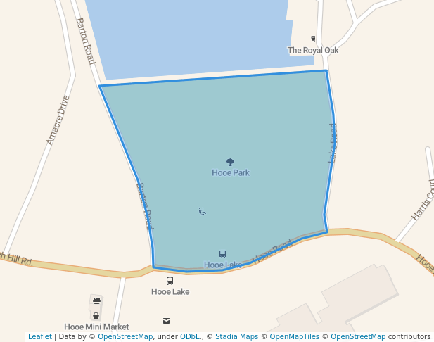 Hooe Park in Plymouth | Map and Routes