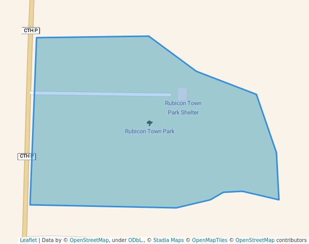 Rubicon Town Park in Rubicon | Map and Routes
