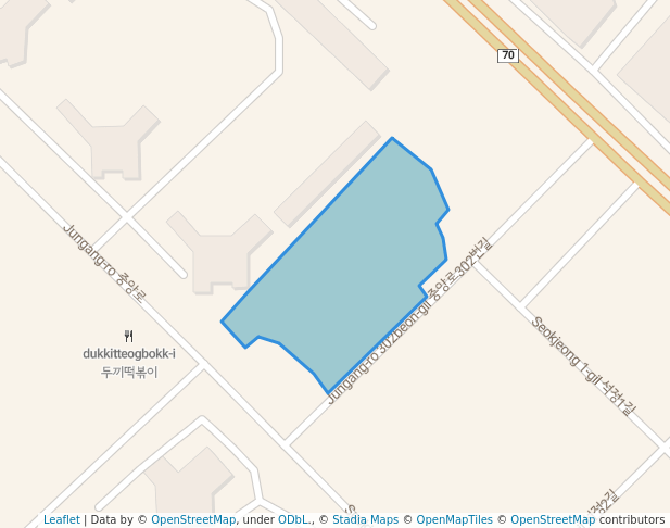 석정동 어린이공원 in Anseong | Map and Routes