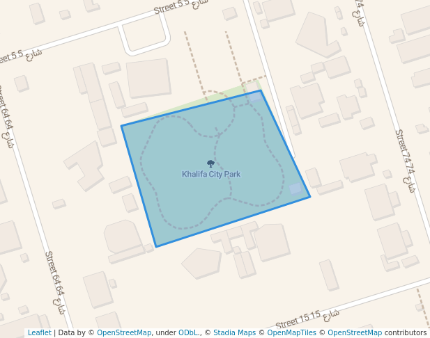 Khalifa City Park in Abu Dhabi | Map and Routes