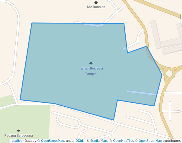 Taman Rekreasi Tampin in Tampin | Map and Routes