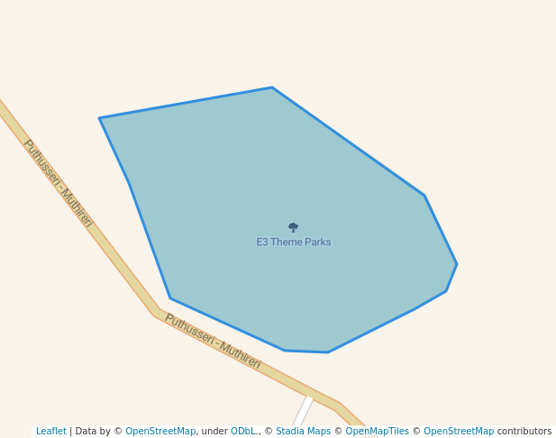 E3 Theme Parks in Kanjirangad | Map and Routes