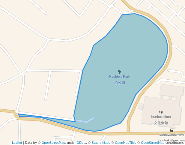 Kashiwa Park in Kashiwa | Map and Routes