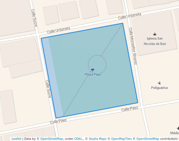 Plaza Páez in El Rastro | Map and Routes