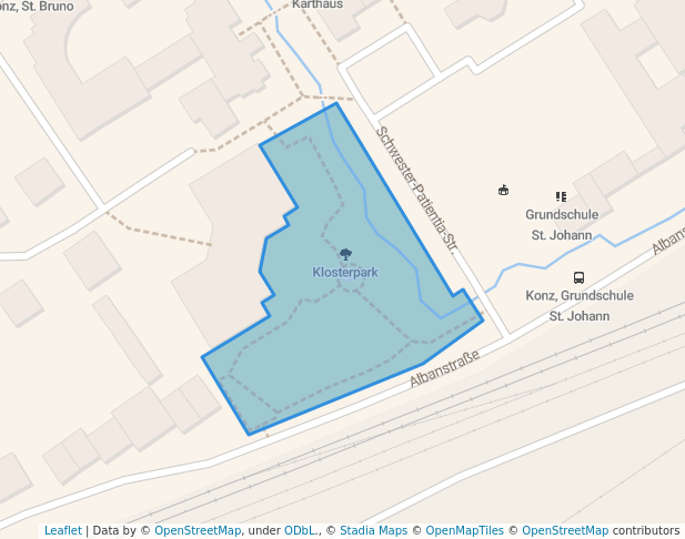 Klosterpark in Konz | Map and Routes