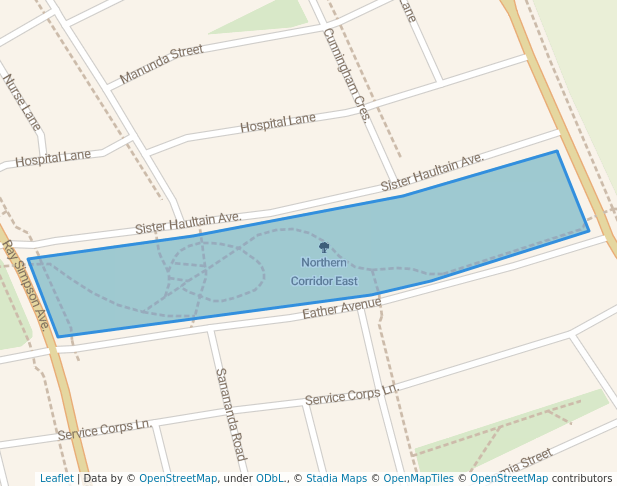 Northern Corridor East in Bardia | Map and Routes
