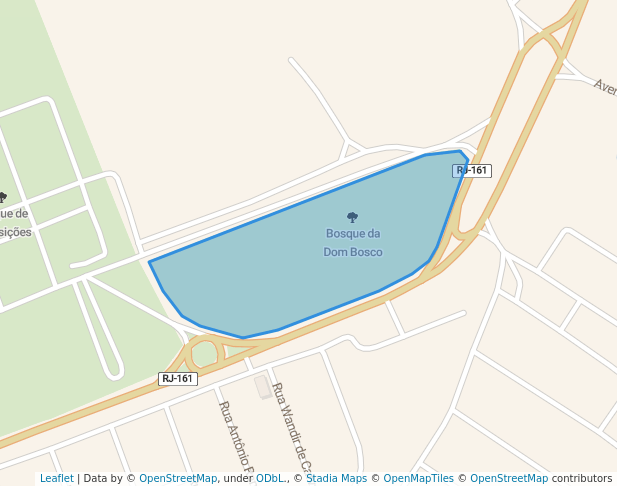 Bosque da Dom Bosco in Resende | Map and Routes