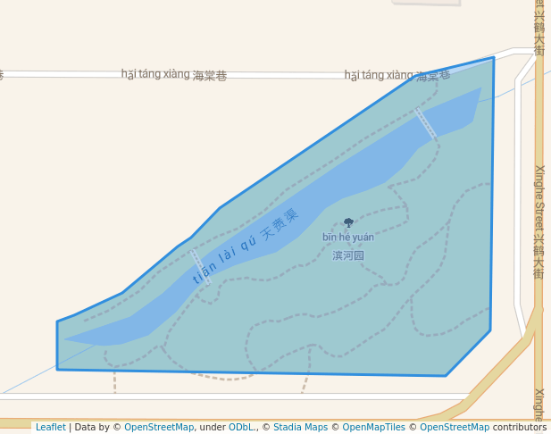 滨河园 in He Bi Shi | Map and Routes