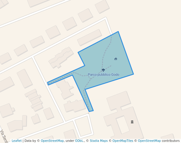 Parco pubblico Godo in Godo | Map and Routes